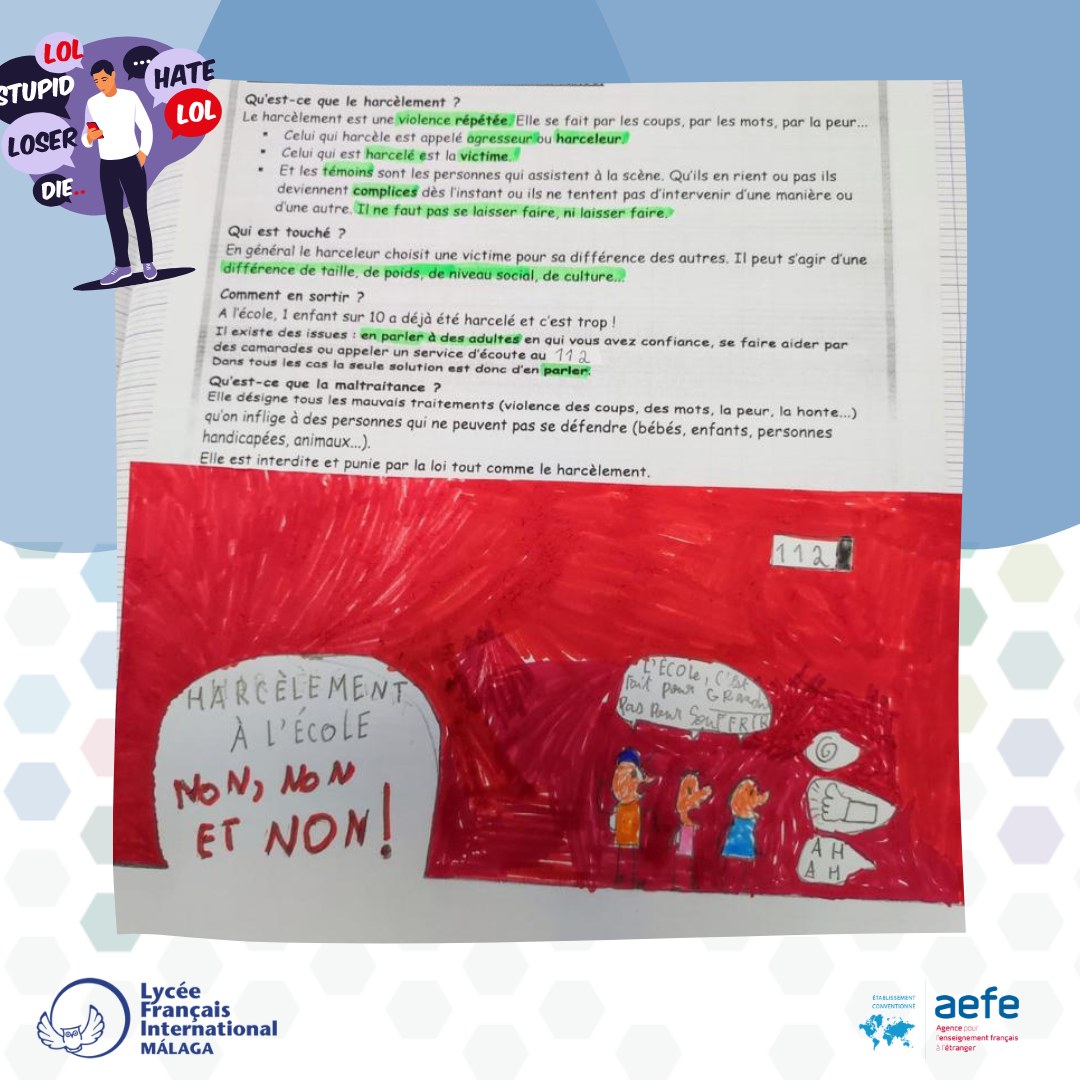 Journée de lutte contre le harcèlement scolaire - Lycée Français ...